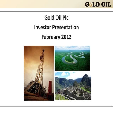 Gold Oil Peru offshore z34_NAPE 2012 | PPTX