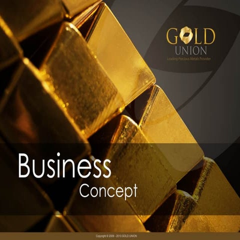 Gold union business concept | PPT