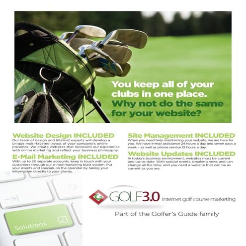 Marketing Basics for Golf Clubs | PPTX
