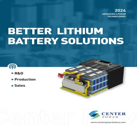 Golf cart LiFePO4 batteries catalog from Center Power | PDF