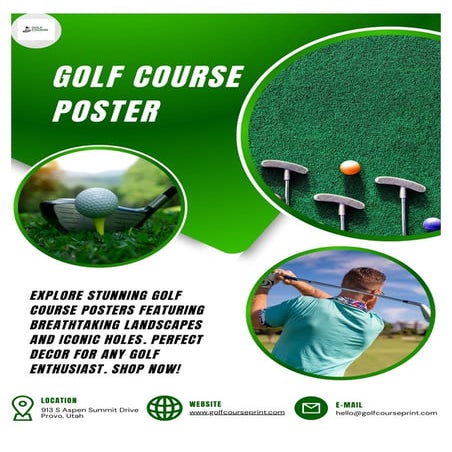 Golf Course Poster . | PDF