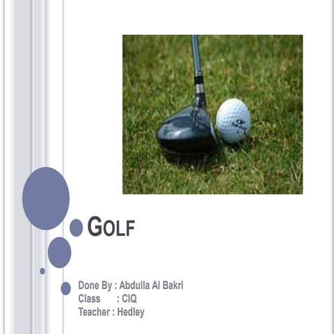 The history of golf | PPT
