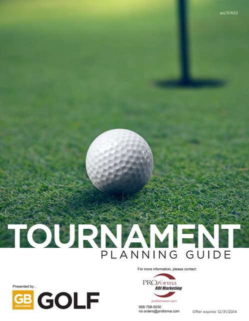 Golf tournament proposal | DOC | Golf | Sports