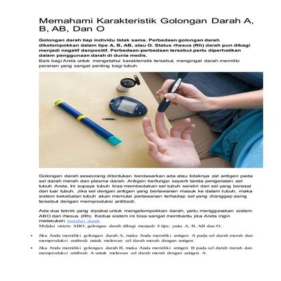 Golongan darah | DOCX