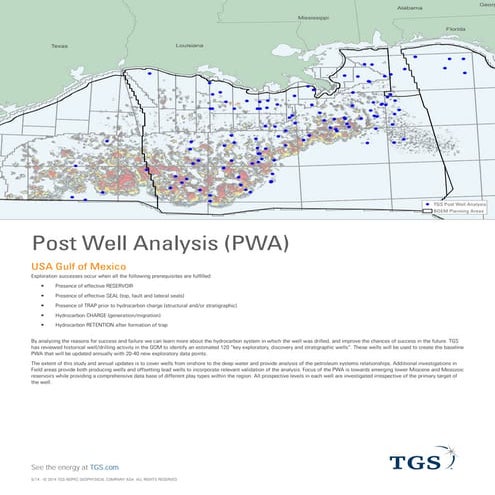 TGS NSA- GOM Post Well Analysis (PWA) | PDF