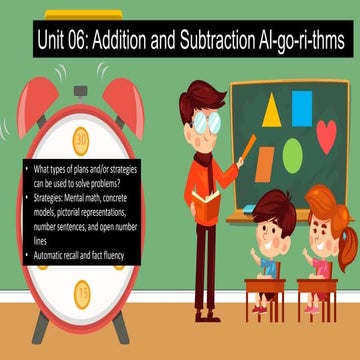 Math - GoMath unit 06 Addition and Subtraction | PPT