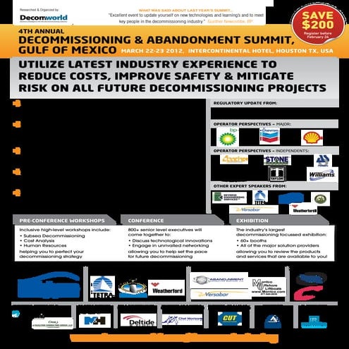 GoM decommissioning conference | PDF