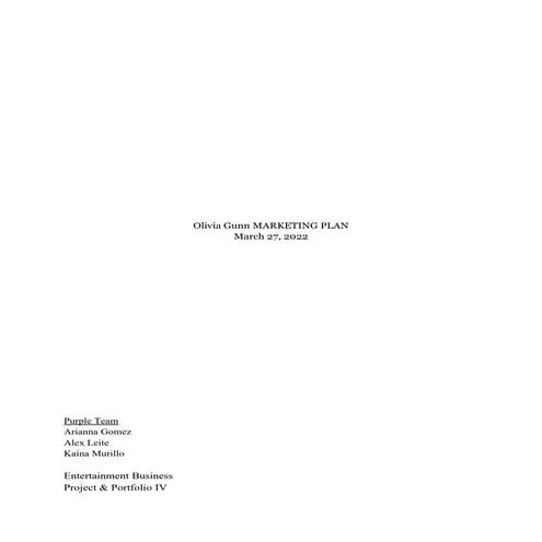 Taylor Swift Marketing Plan | PDF