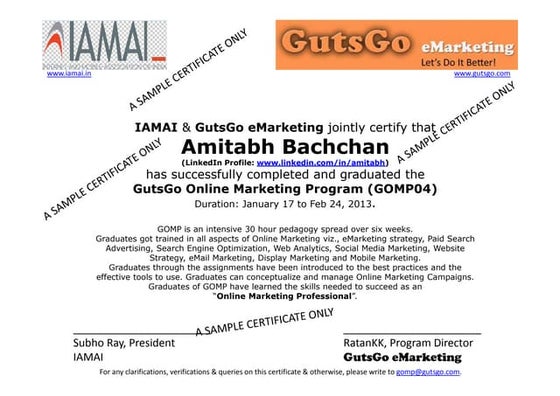 Professional Development Certificate | PDF
