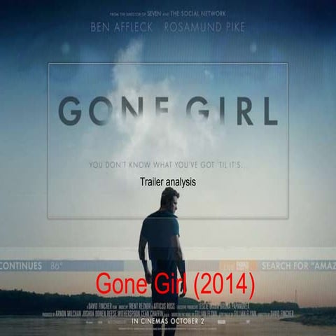 Gone Girl Trailer Analysis | PPTX