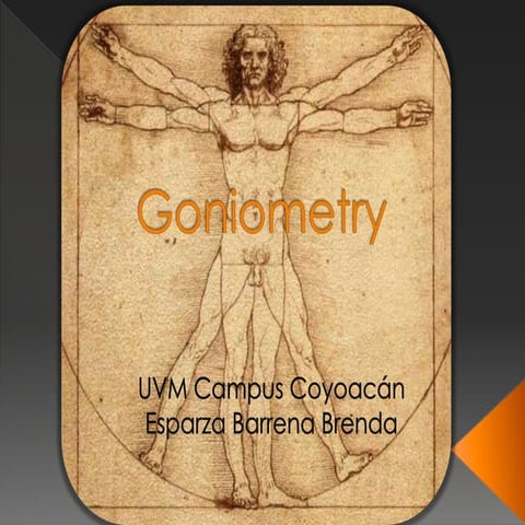 Goniometry | PPT