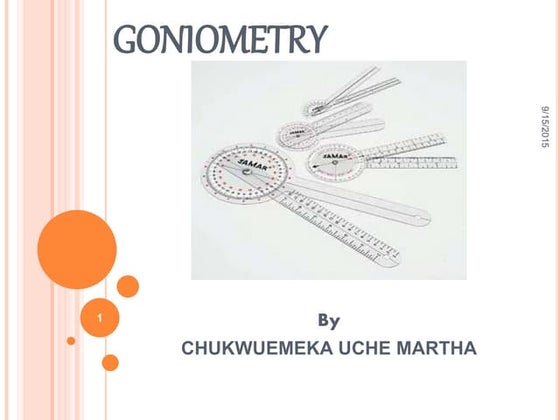 Goniometer | PPT