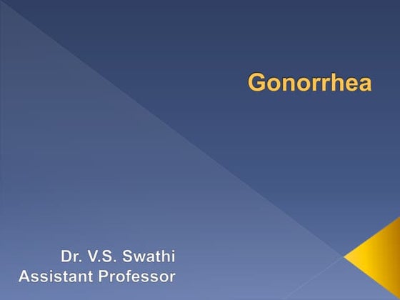 Gonorrhoea | PPT