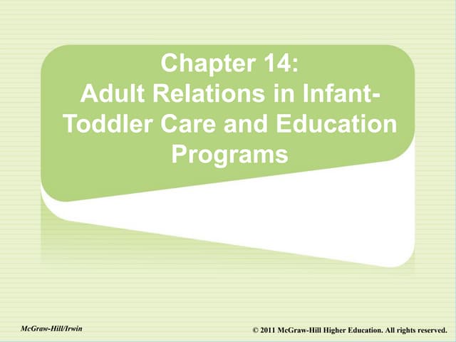 Infants, Toddlers & Caregivers Ch 14 | PPT Infants, Toddlers & Caregivers Ch 14 | PPT