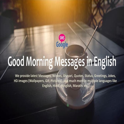 Good Morning Messages in English | PDF