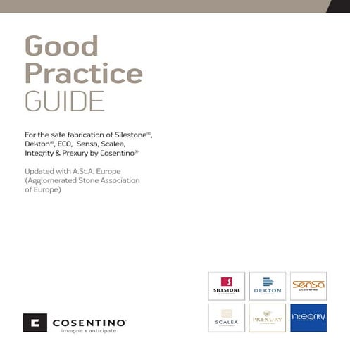 Silestone Good practices guide | PDF