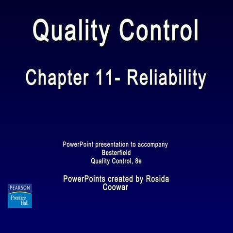 Reliabilty | PPT
