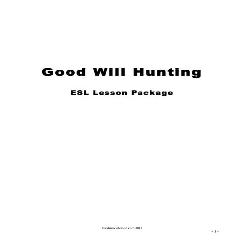 Good will-hunting-preview | PDF