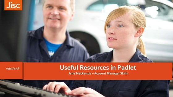 Jane Mackenzie presentations