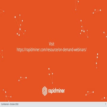 Noise And Feature Selection Using Rapidminer Youtube