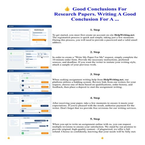 Good Conclusions For Research Papers. Writing A Good Conclusion For A ...