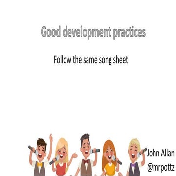 Good Development Practices | PPT