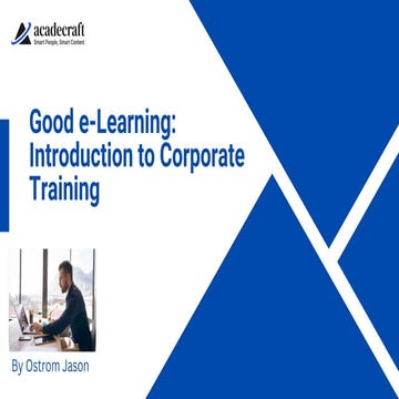 Good e Learning Introduction to Corporate Training.pptx