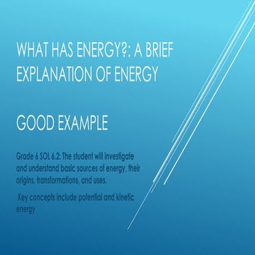 Energy / Physics / KS2 | PPTX