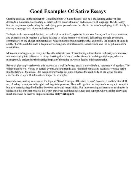 Satirical Essay Examples.pdf