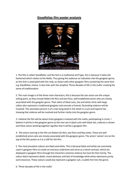 Gangster squad poster analysis | PDF