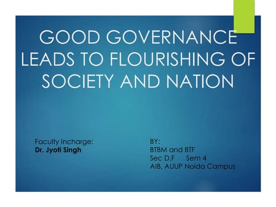 Governance | PPT