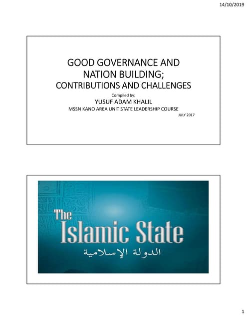 Lecture 9 - Islam & Good Governance.pptx