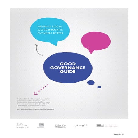 Good Governance Guide for Local Government | PDF