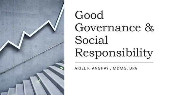 Understanding the Concept of Good Governance | PPTX