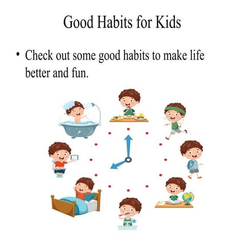Good Habits for Kids: Building Healthy and Kind Daily Routines | PPTX