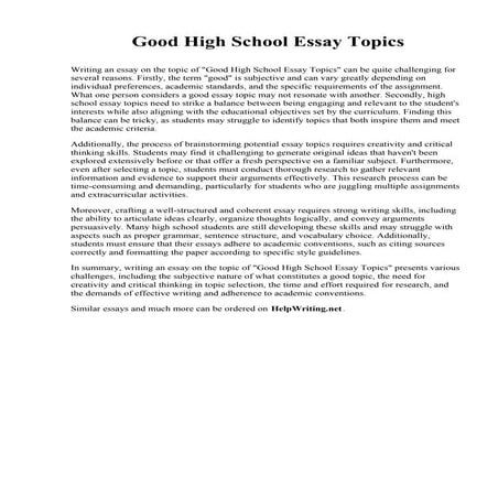 Good High School Essays.pdf