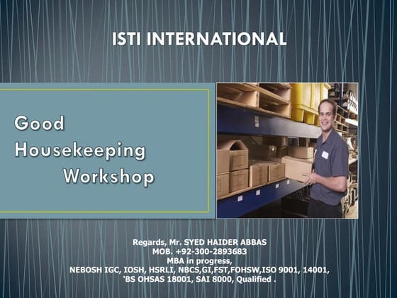 Good-Housekeeping-Presentation Training .ppt