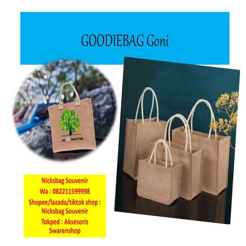 Wa + 62 82211599998, TERLARIS, Goodiebag goni | PPT