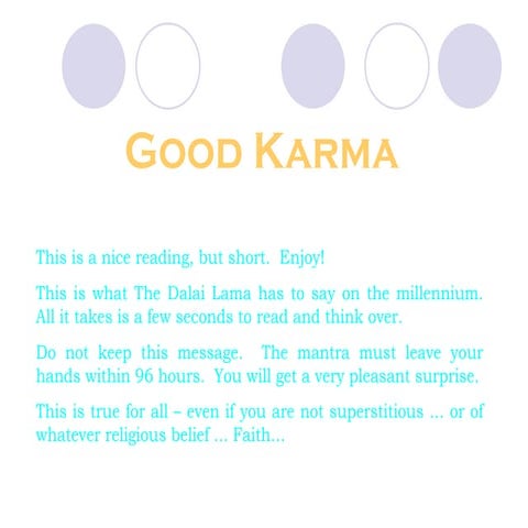 Good karma | PPT