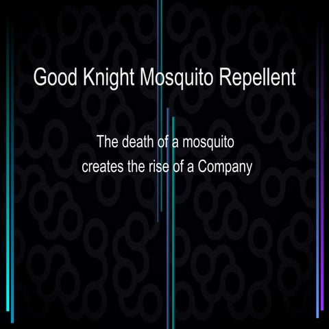 Good Knight Mosquito Repellent | PPT