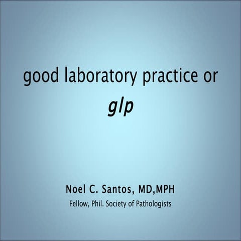 good practices in the clinical laboratory | PPT