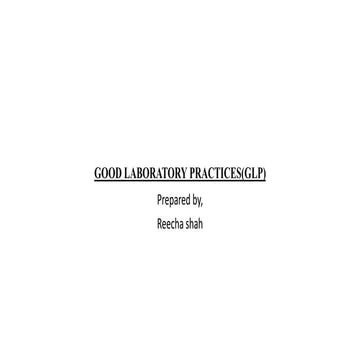 GOOD LABORATORY PRACTICES(GLP).pptx