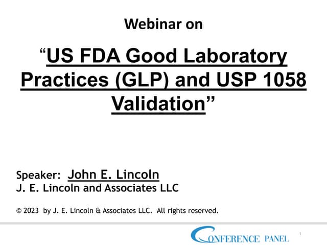 Basics of FDA GMP Training | PPT