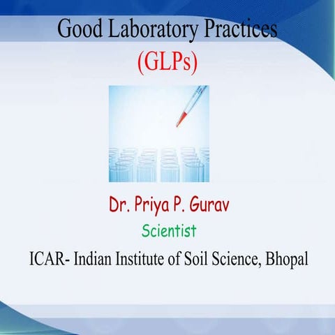 Good lab practices | PPT