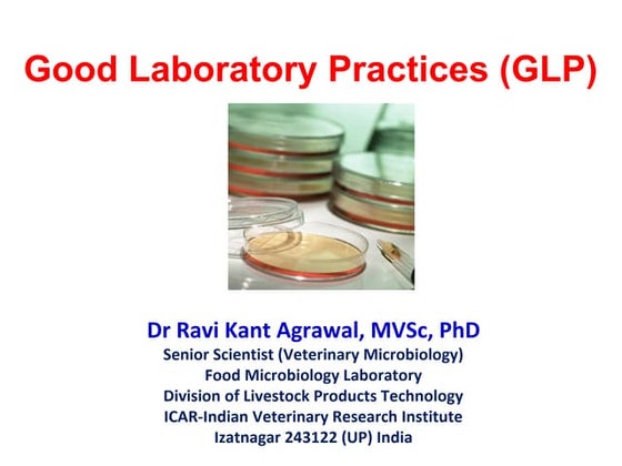 Good Laboratory Practices ppt | PPT