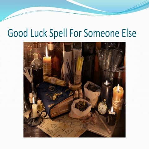 Good luck spell for someone else | PDF