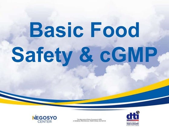 GMP and GHP | PPTX | Recalls | Consumer Issues
