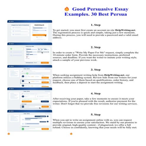 Good Persuasive Essay Examples. 30 Best Persua | PDF