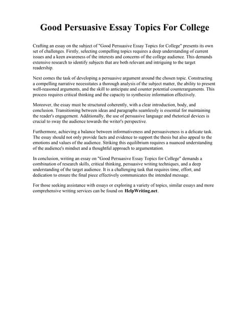 Examples Of Persuasive Essays For High School.pdf