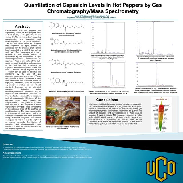 Analysis of Capsaicin and Dihydrocapsaicin in Chili Peppers Using the ...